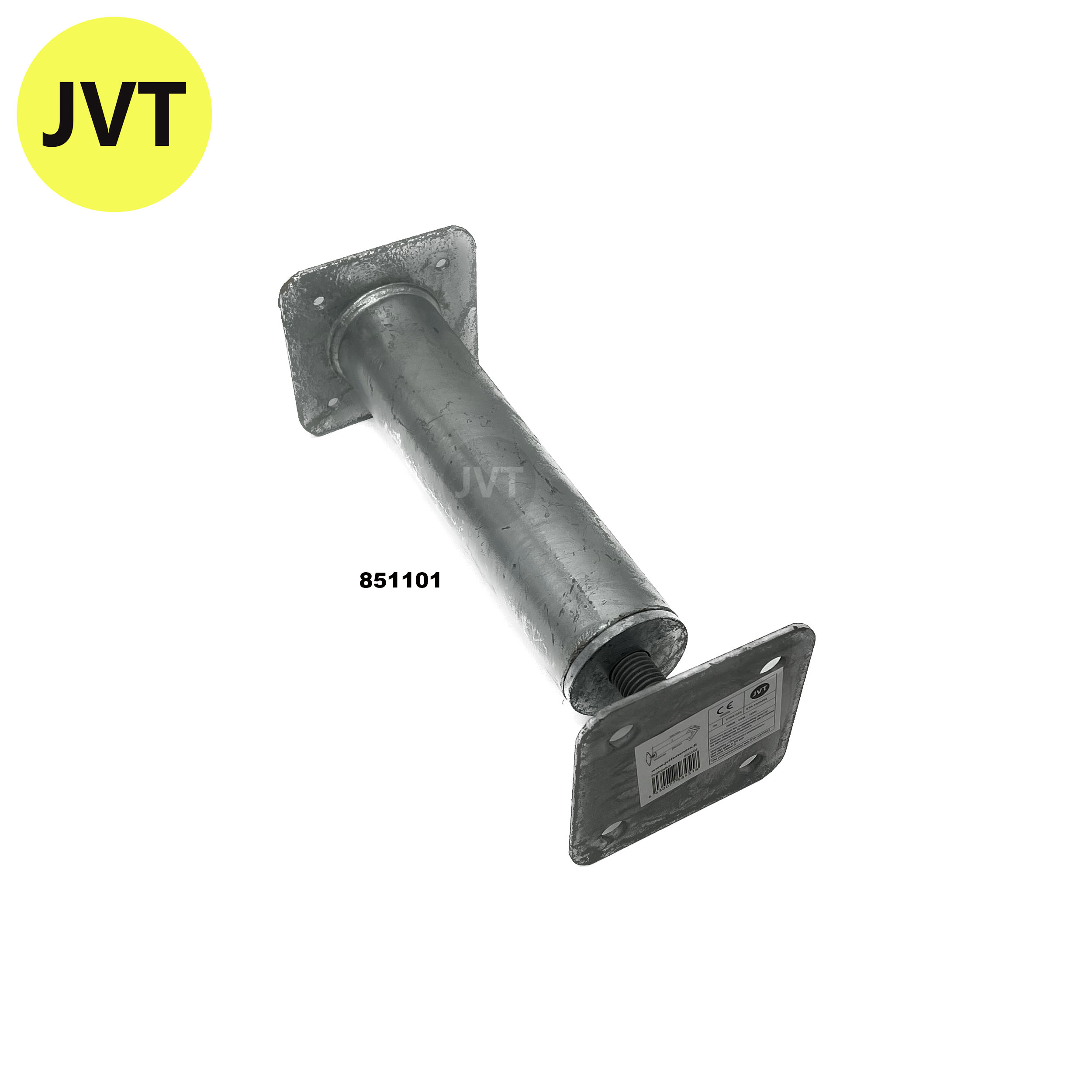 Pilarikenkä putki 250mm kuumasinkitty JVT Fasteners - JV Tuonti Oy