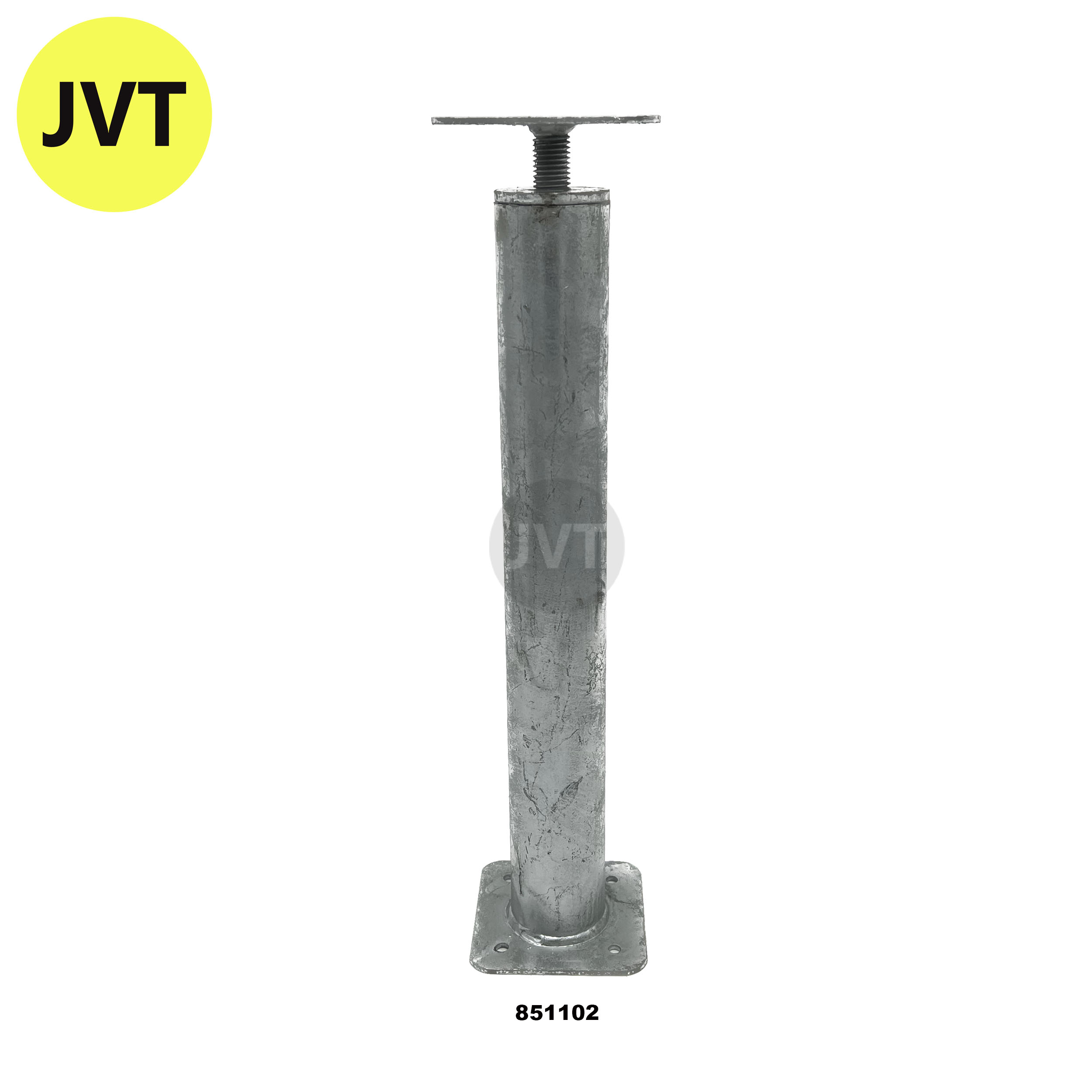 Pilarikenkä putki 450mm kuumasinkitty JVT Fasteners - JV Tuonti Oy